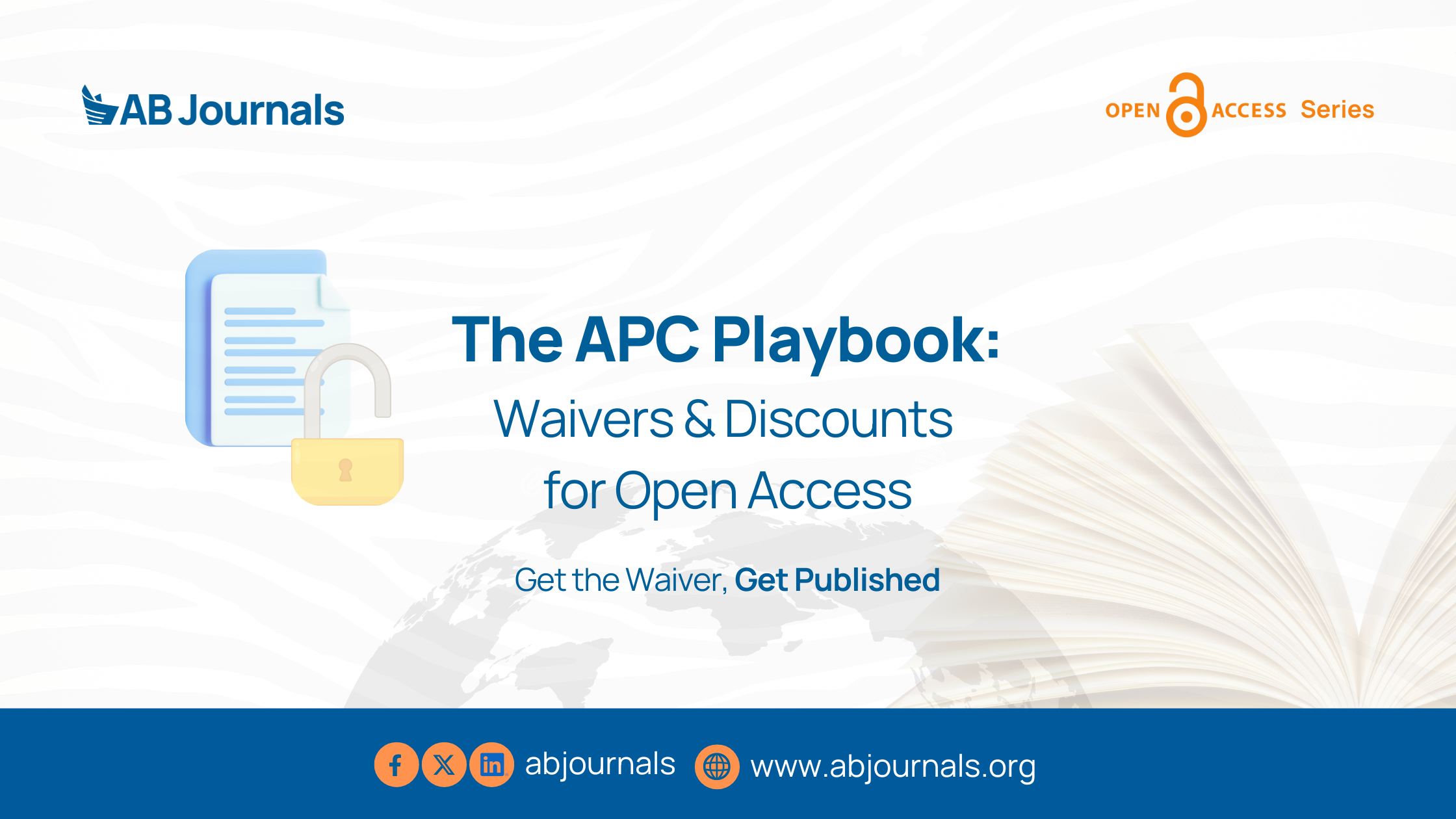 The APC Playbook: Waivers & Discounts for Open Access Publishing